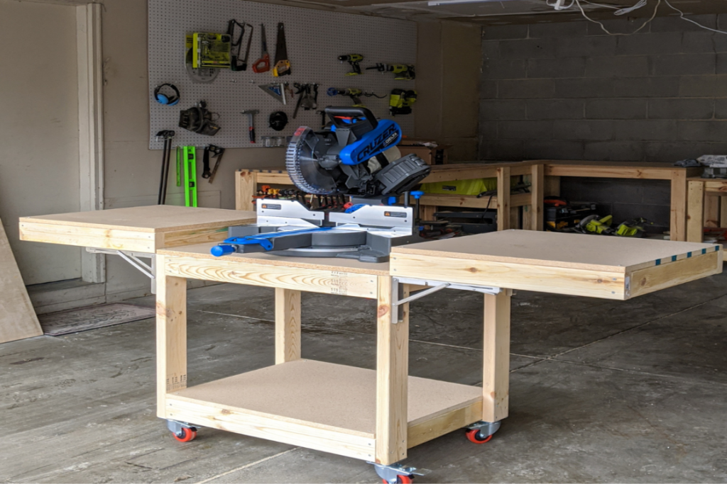 9 DIY Miter Saw Table Plans to Build a Better Workshop - WaterbuckPump