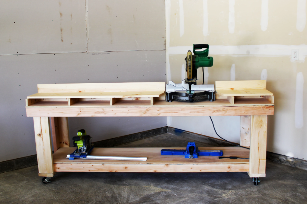 9 DIY Miter Saw Table Plans to Build a Better Workshop - WaterbuckPump