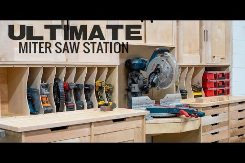 9 DIY Miter Saw Table Plans to Build a Better Workshop - WaterbuckPump